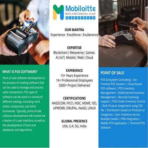 Point of Sales (POS) Software and Application Development Company | PDF