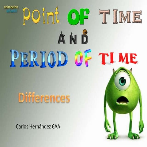Point of time and period of time | PPTX
