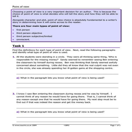 Point of View and Author's Purpose for Middle School (2).pptx