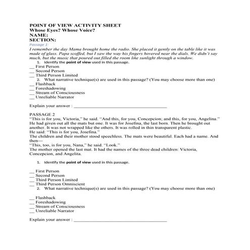 grade 8 POINT OF VIEW ACTIVITY SHEET.docx