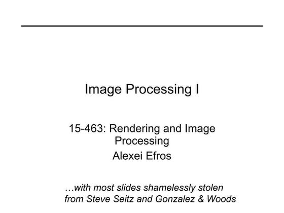 Point processing | PPTX | Photo Editing Software | Computer Software ...