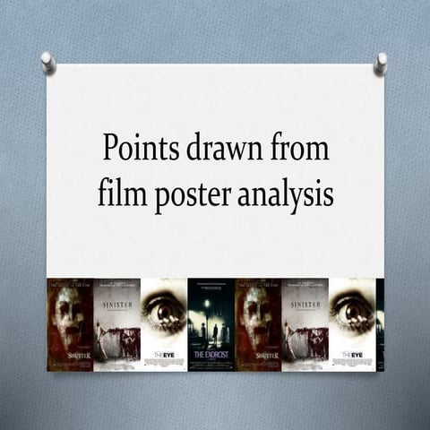 Points from poster analysis | PPTX