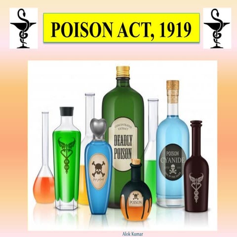 Poison Act, 1919 | PDF