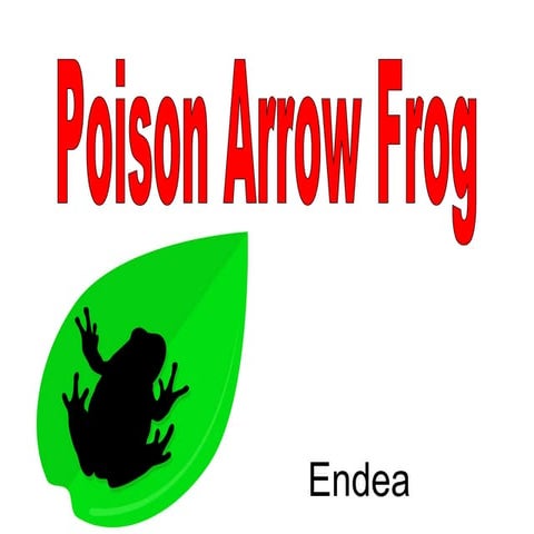 Poison Arrow Frog | PPT
