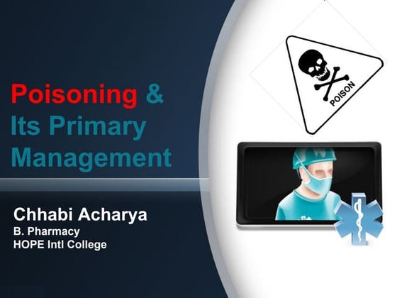 Classification of Poisons | PDF