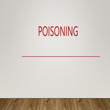 poisoning.pptx