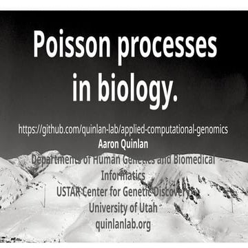 Poisson random variables in biology.pptx