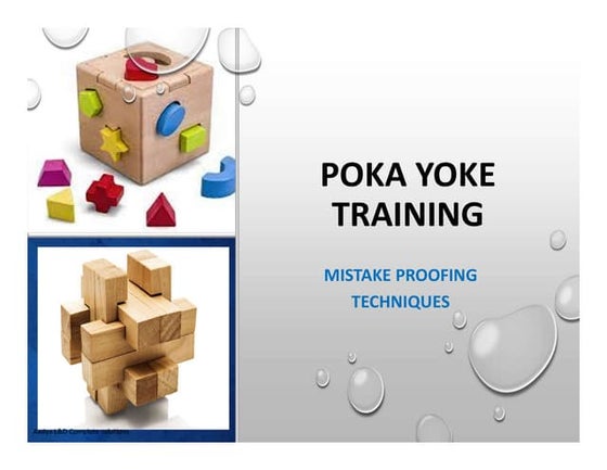 Poka yoke presentation | PPTX