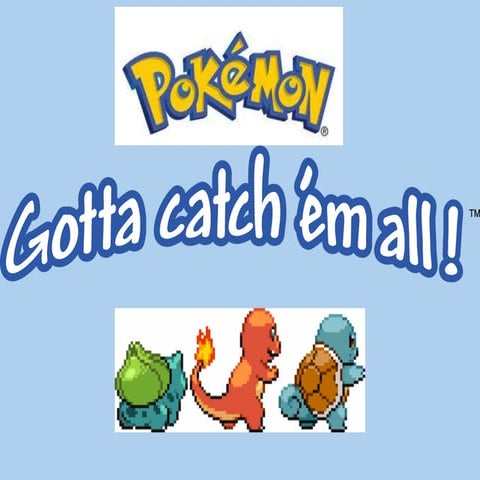 Pokemon Power Point Template for Presentation | PPTX