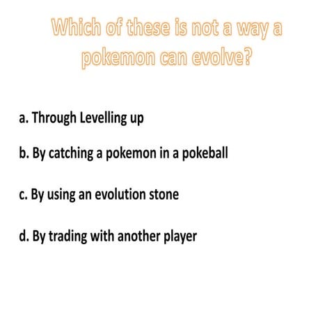 Pokemon question 3 | PPTX