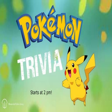 Pokemon Trivia Virtual | PPTX