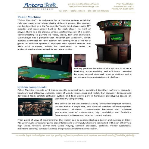 Poker machinebrief v2.4 | PDF