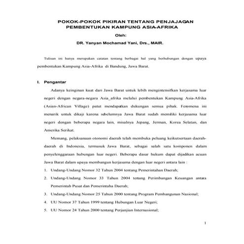 Pokok pokok pikiran | PDF