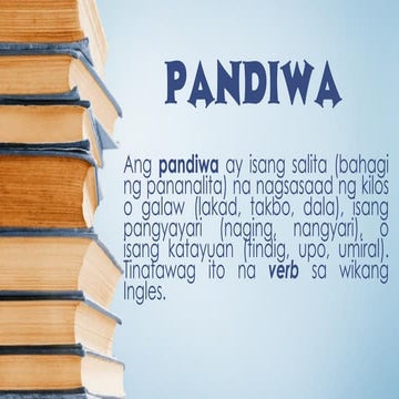 Pandiwa: Pokus ng Pandiwa, Kaganapan ng Pandiwa | PPTX