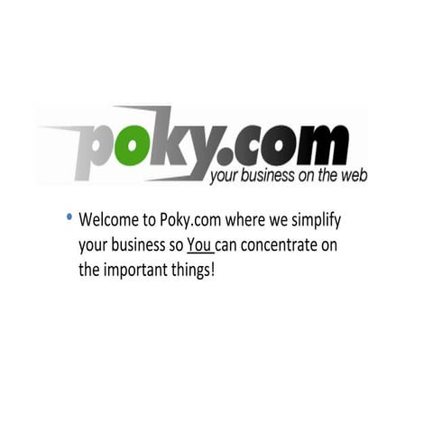 Poky.com - Adding a New Order | PPT