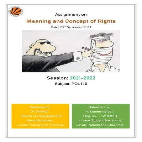 Meaning and Concept of Rights | PDF