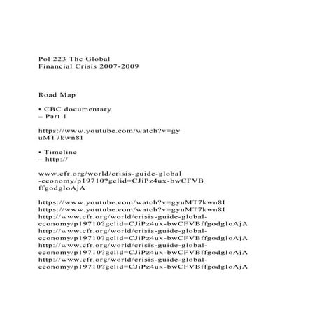 Financial Crisis Of 2008 Pptx