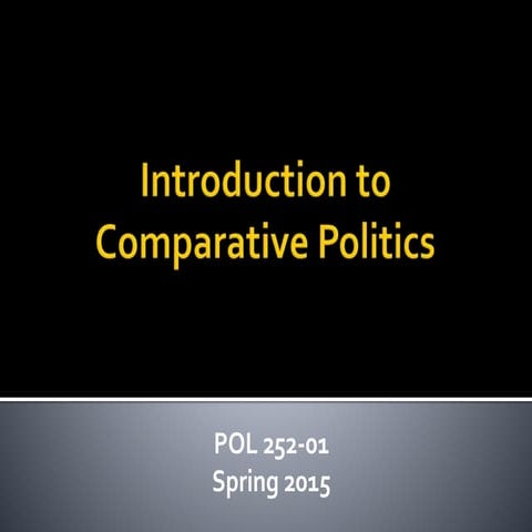 Comparative Party Systems | PPTX