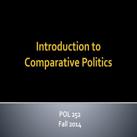 Research Methods in Comparative Politics | PPTX