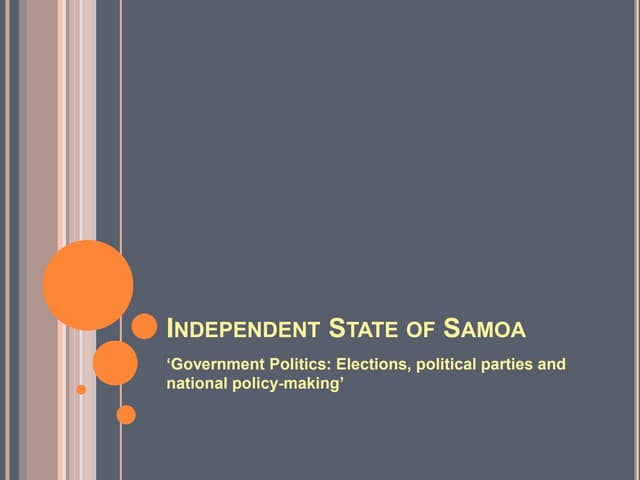 Samoa powerpoint | PPTX