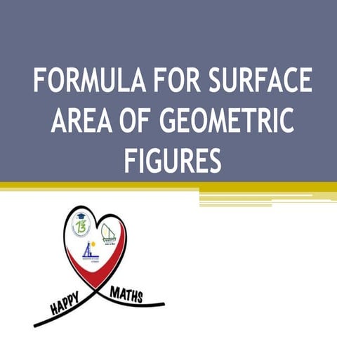Surface areas of geometric figres by group 1 | PPT