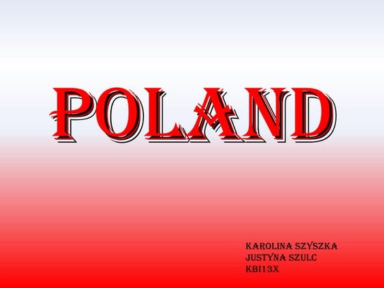 Prezentacja o polsce | PPT