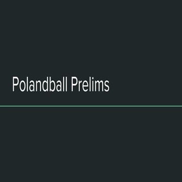 Polandball prelims 2020 | PPT