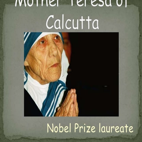 Poland mother teresa of calcutta | PPTX