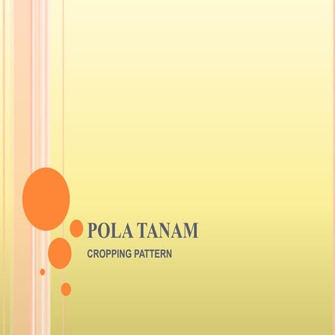Pola tanam | PPT