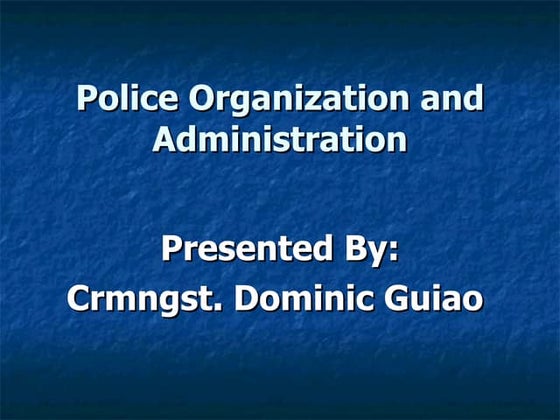 Afp organization diagram | PPTX