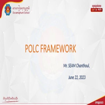 POLC Framework 2023-SEAM Chanthoul.pptx leading | PPT