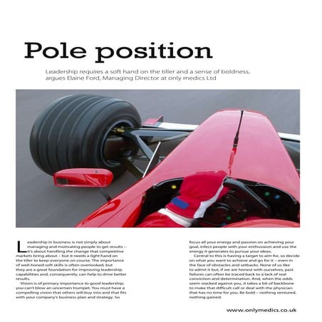 Pole Position - Leading a Team | PDF
