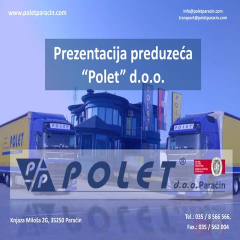 Polet 2018 presentation | PPTX
