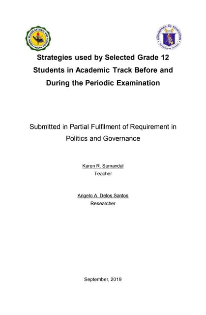 Thesis-mock-defense.pptx | Educational Assessment | Education
