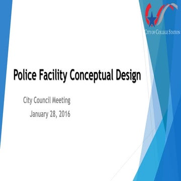 Police Facility Conceptual Design | PPTX