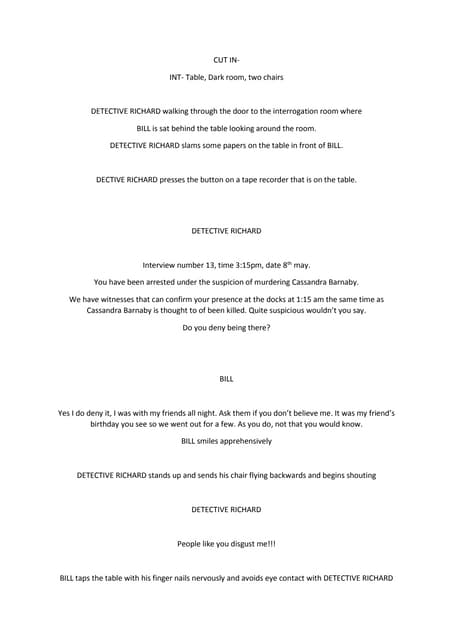 Police Interrogation | DOCX