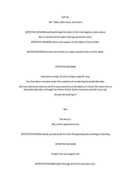 Police Interrogation | DOCX