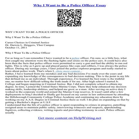 Policeman Essay | PDF