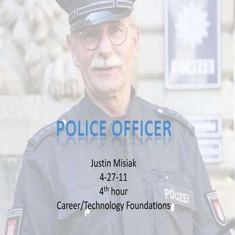 Police officer powerpoint | PPTX