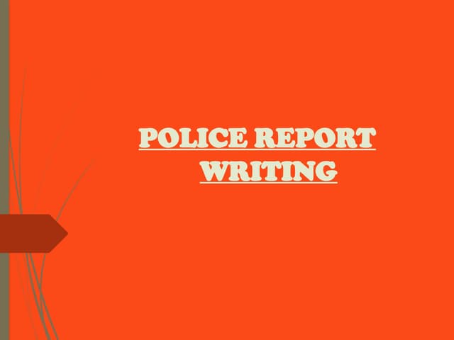 LOGBOOK AND REPORT WRITING for security guards improvement | PPTX