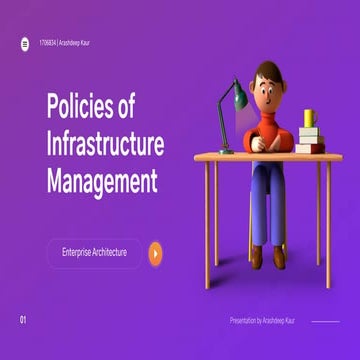 Policies of Infrastructure Management | PPTX