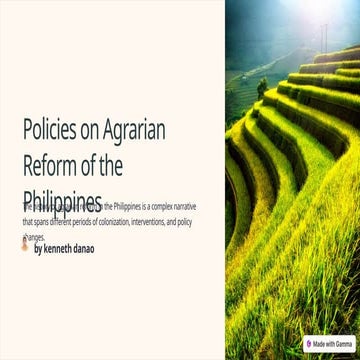 CARPER AND THE the future agrarian reform in the Philippines-WPS Office ...