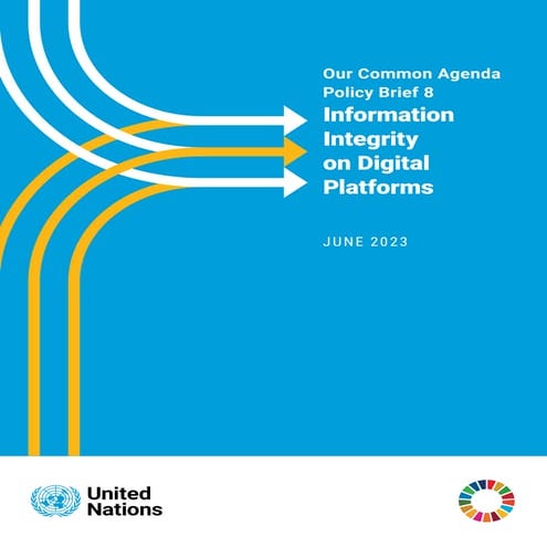 Policy-brief-information-integrity on digital platform. | PDF | Social ...