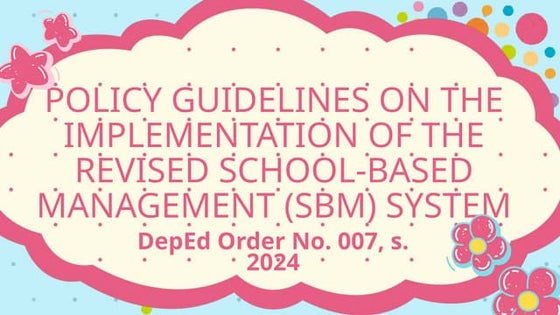 School Monitoring, Evaluation and Adjustment (SMEA) | PDF