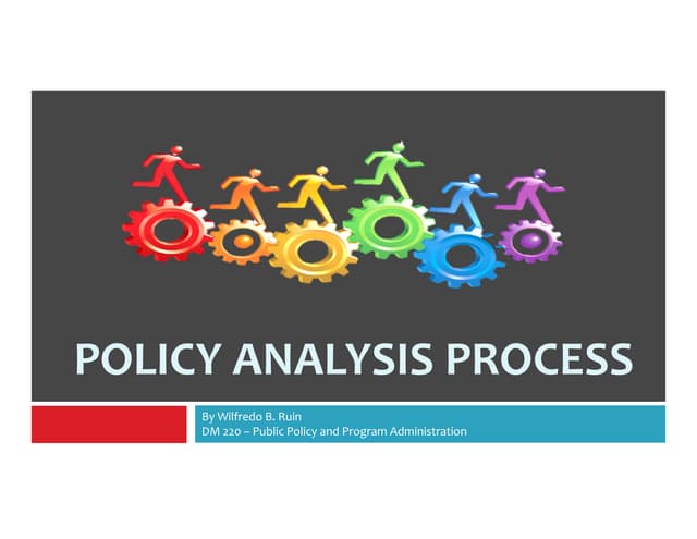 Public Policy Formulation - Process and Tools | PPT