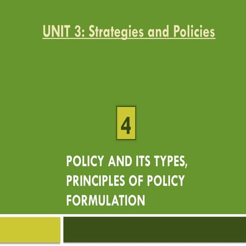 POLICY AND ITS TYPES, PRINCIPLES OF POLICY.pptx