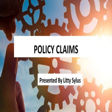 Policy Claims.pptx