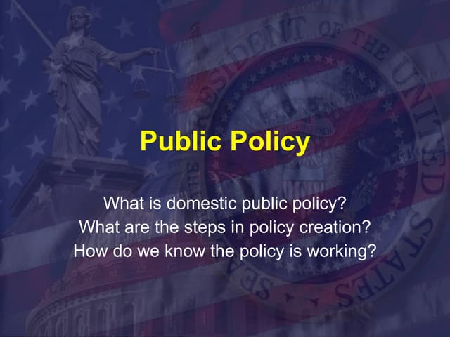 POLICY MAKING PROCESS | PPT