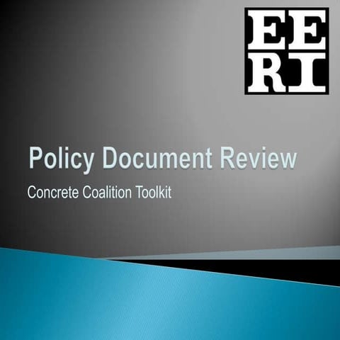 Policy document review | PPTX