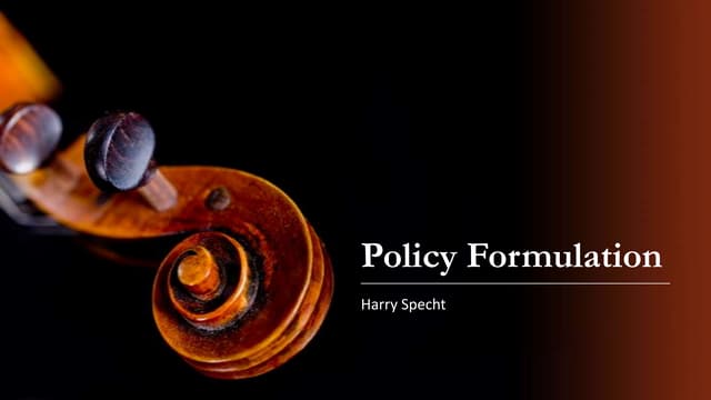 POLICY MAKING PROCESS | PPT